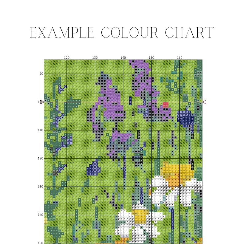 Landscape Cross Stitch Pattern Pdf Instant Download Countryside Counted Cross Stitch Pattern ...