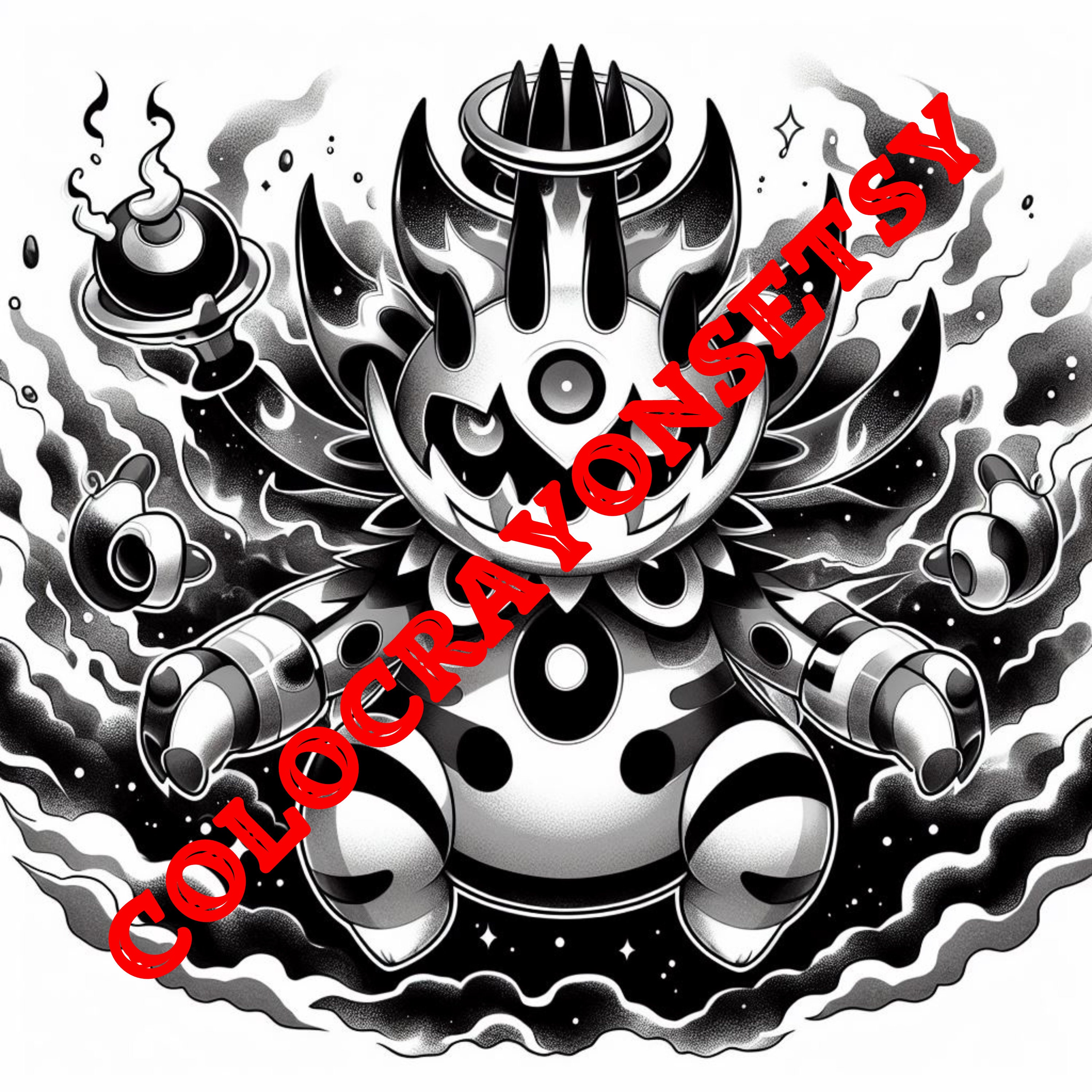 21 Legendary Pokemon Fusion Coloring Pages - Etsy
