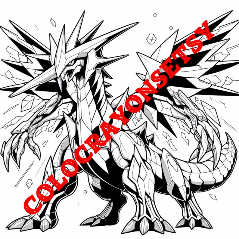 21 Legendary Pokemon Fusion Coloring Pages - Etsy
