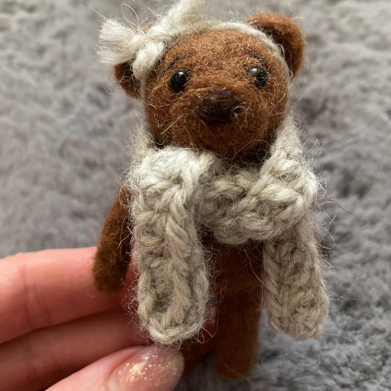Felt Teddy Bear - Etsy