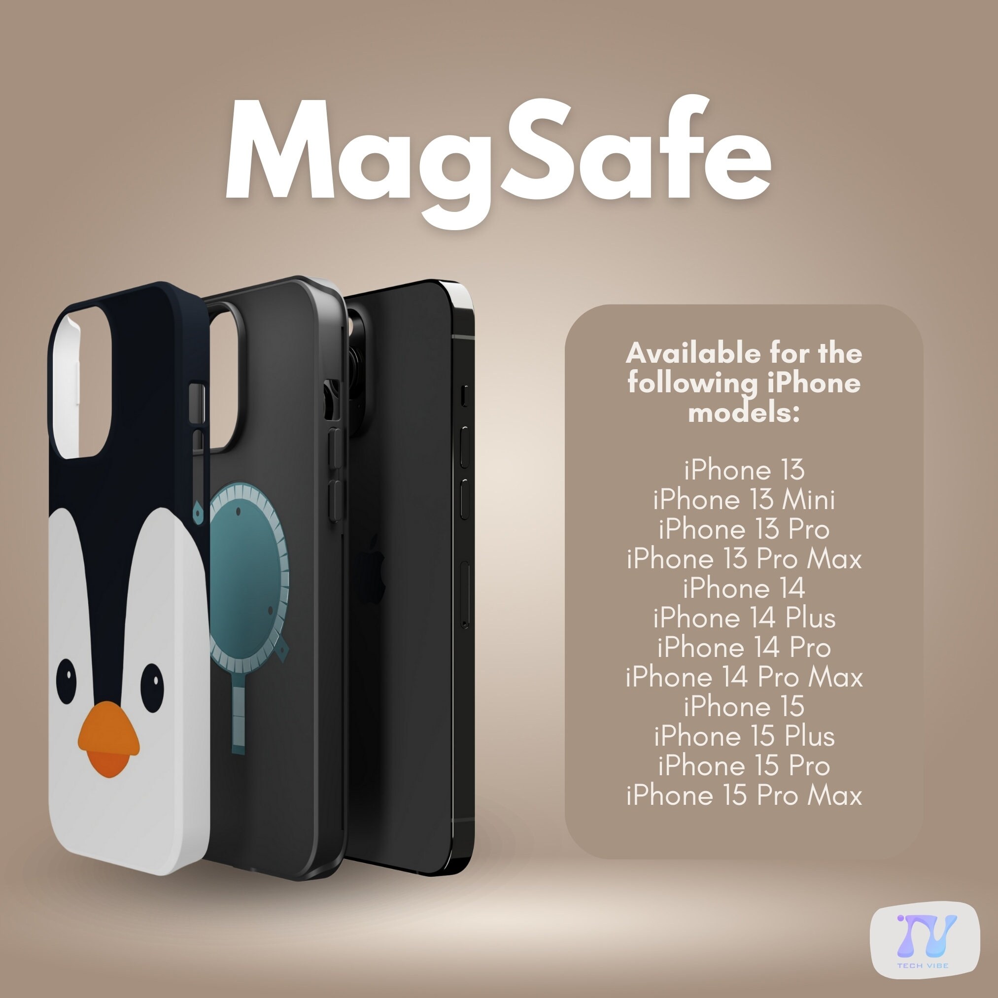 Cute Penguin Phone Case Cute Antarctic Bird Gift for Animal Lovers Fan ...