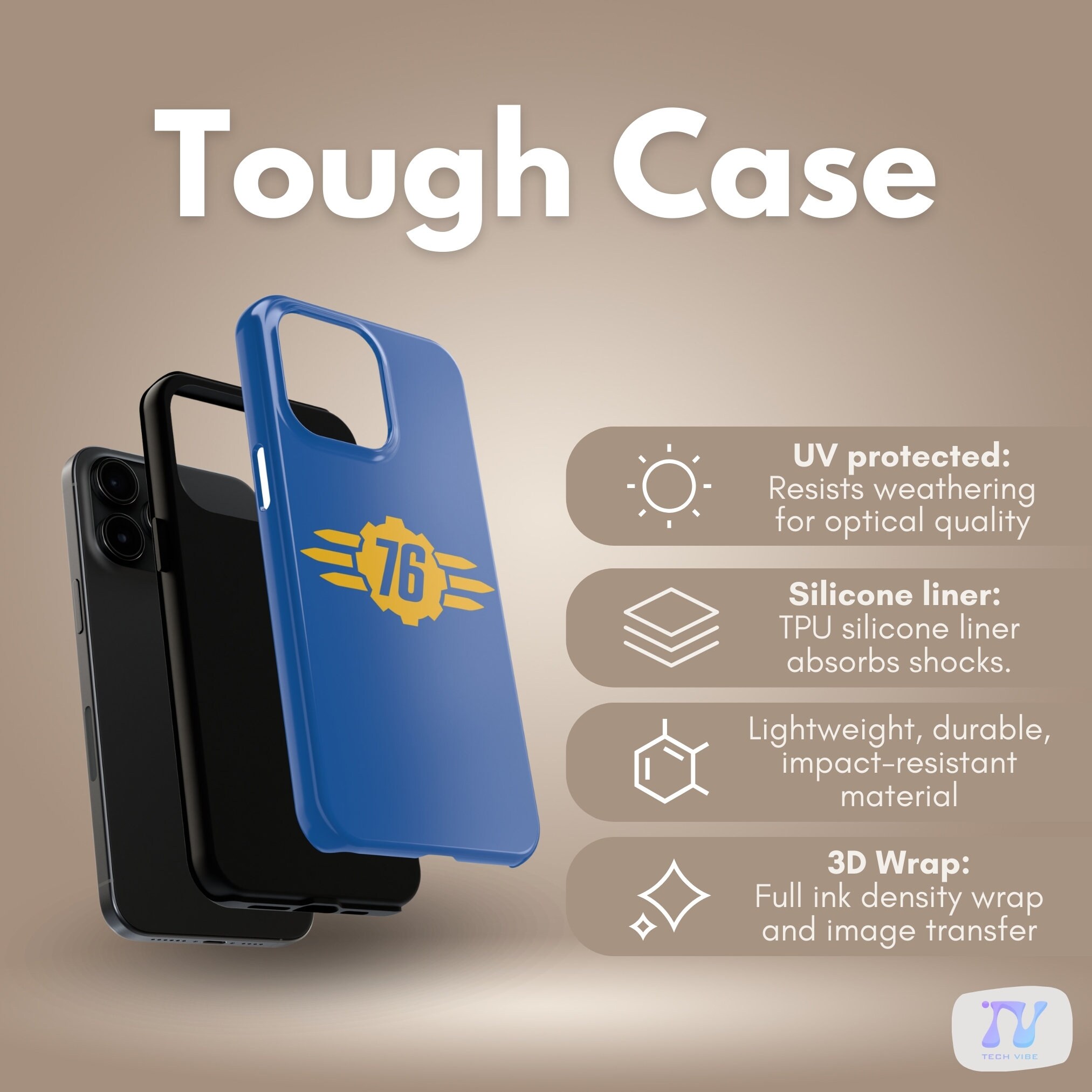 Vault Tec Phone Case Nuclear RPG Game Phone Case Fallout Gift for ...