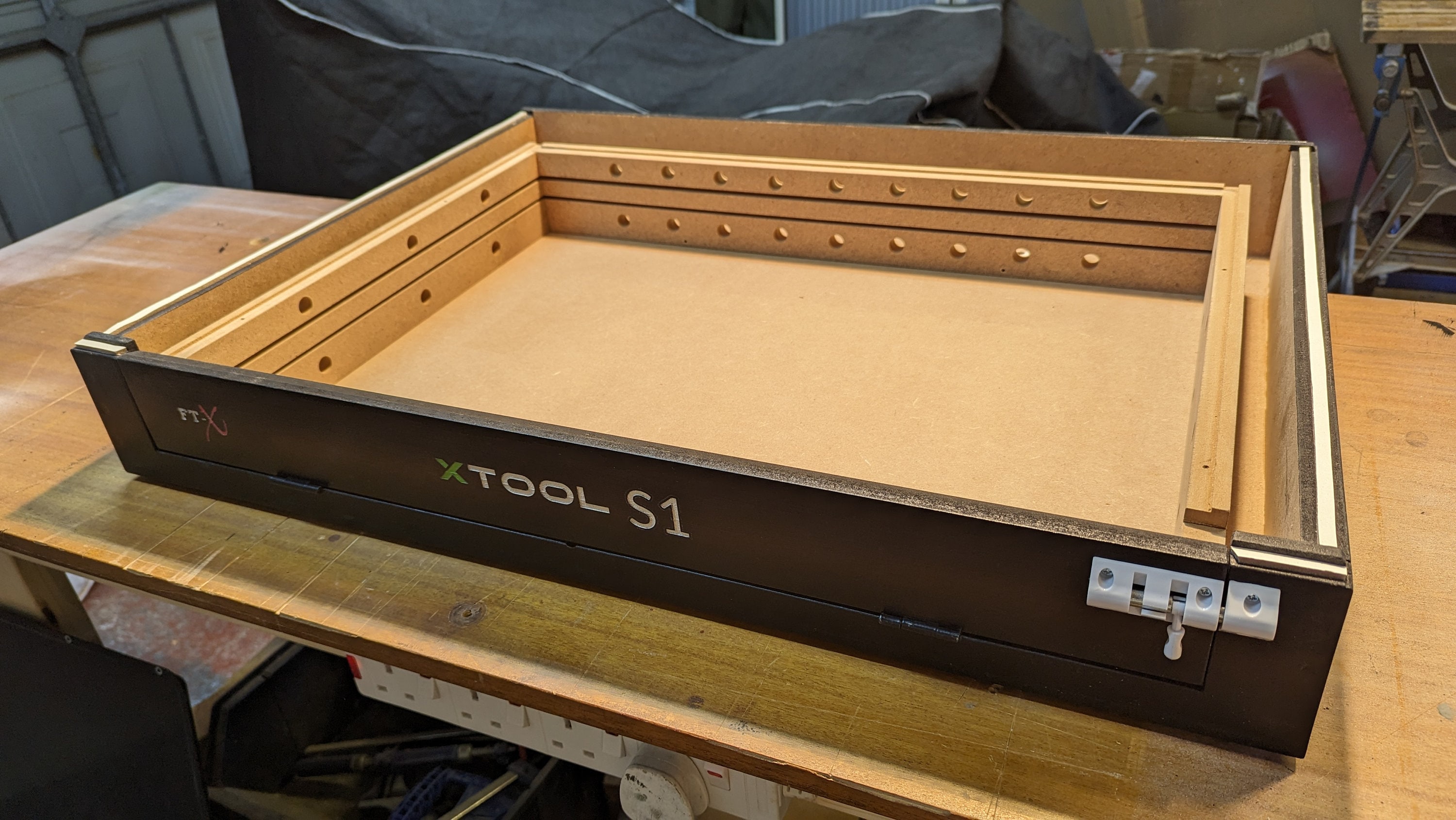 Xtool S1 Riser - DIY Self Build Blueprints and Instructions. Files: PDF, Dwg, Dxf. ** Digital ...