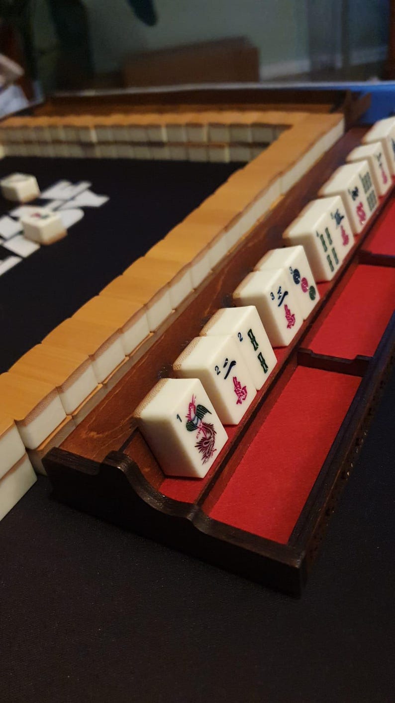 Mahjong Tile Racks and Storage Box. Svg, Dxf, Lbrn2, Xcs, Ai ** DIGITAL ...