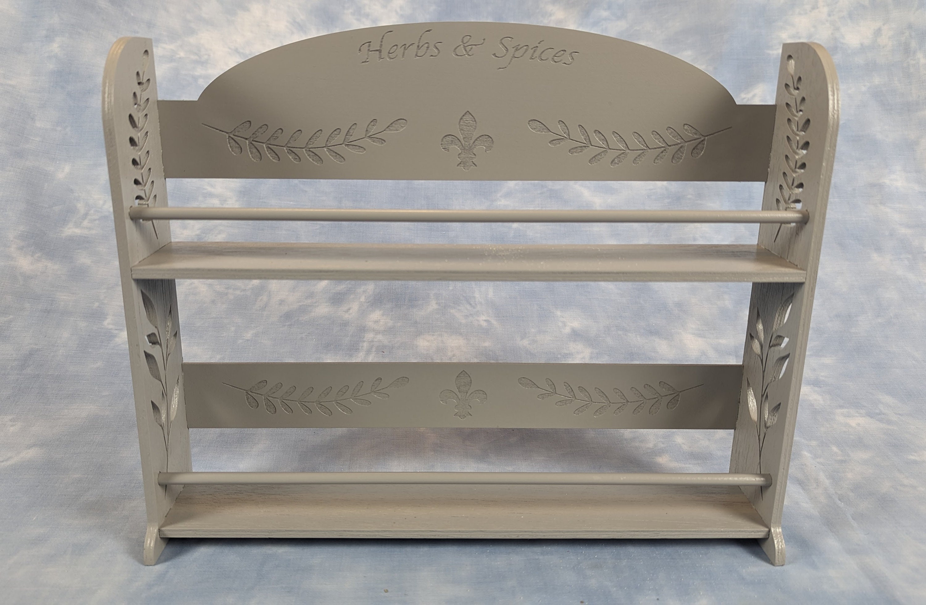 Elegant 14 Jar Spice Rack - Laser Cut File. Svg, Dxf, Lbrn2, Xcs, Ai ...