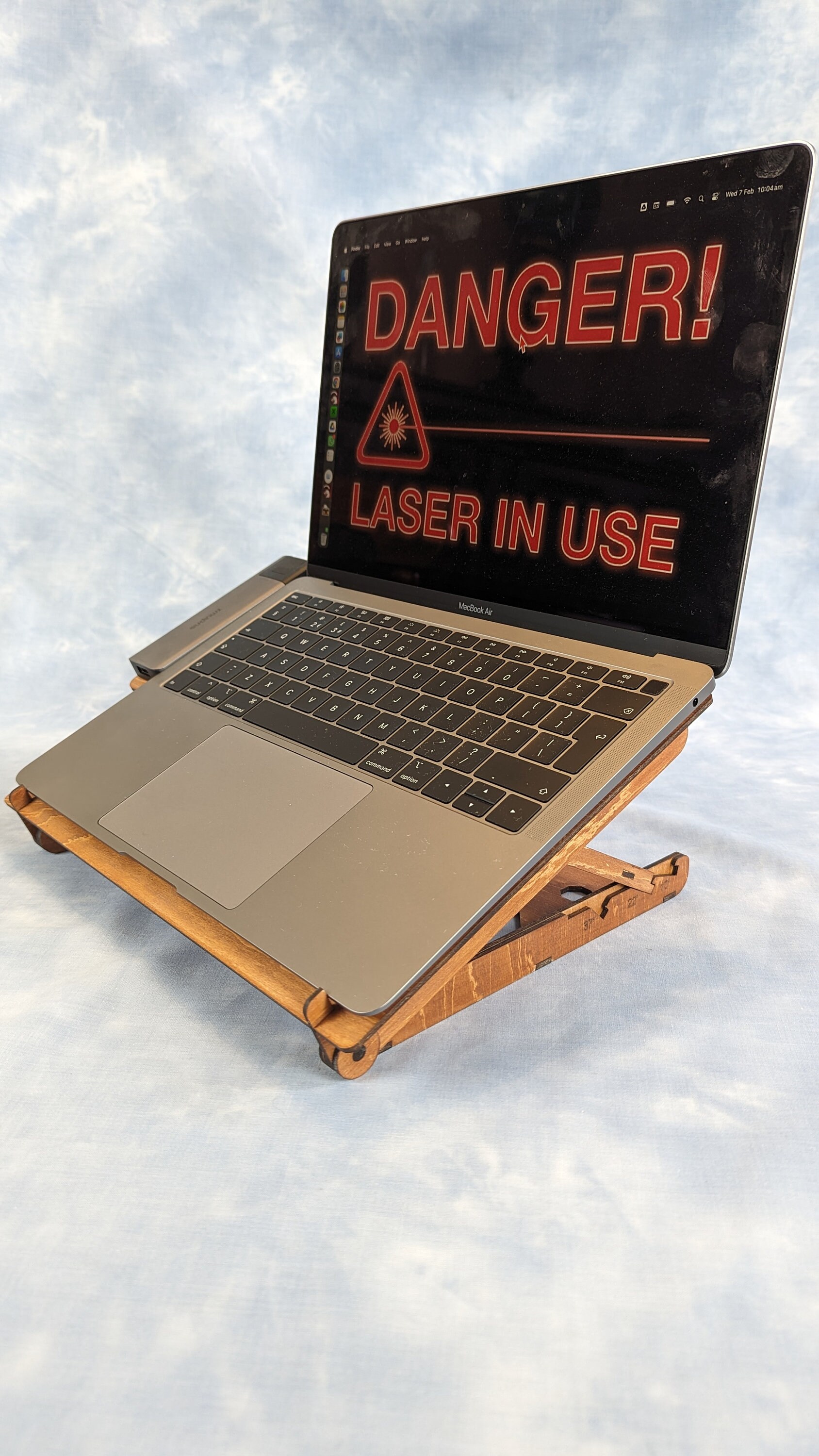 Adjustable Tilt Laptop Stand - Laser Cut Files and Instructions ...