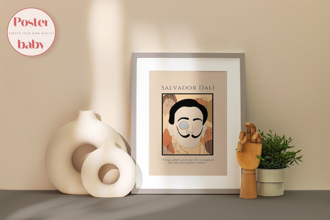 Salvador Dali Poster, Salvador Dali Exhibition Print, Salvador Dali ...