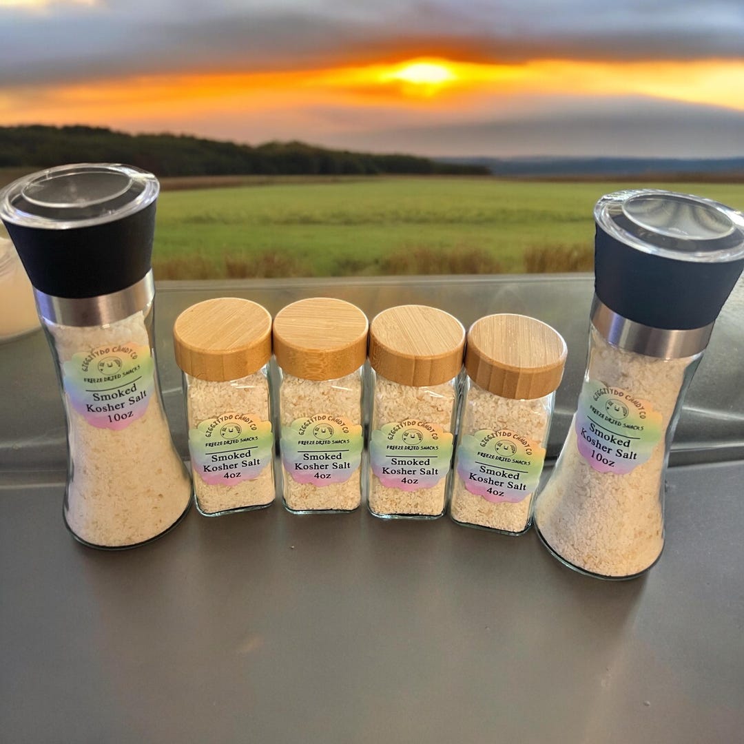 Bourbon Barrel Smoked Kosher Salt - Etsy