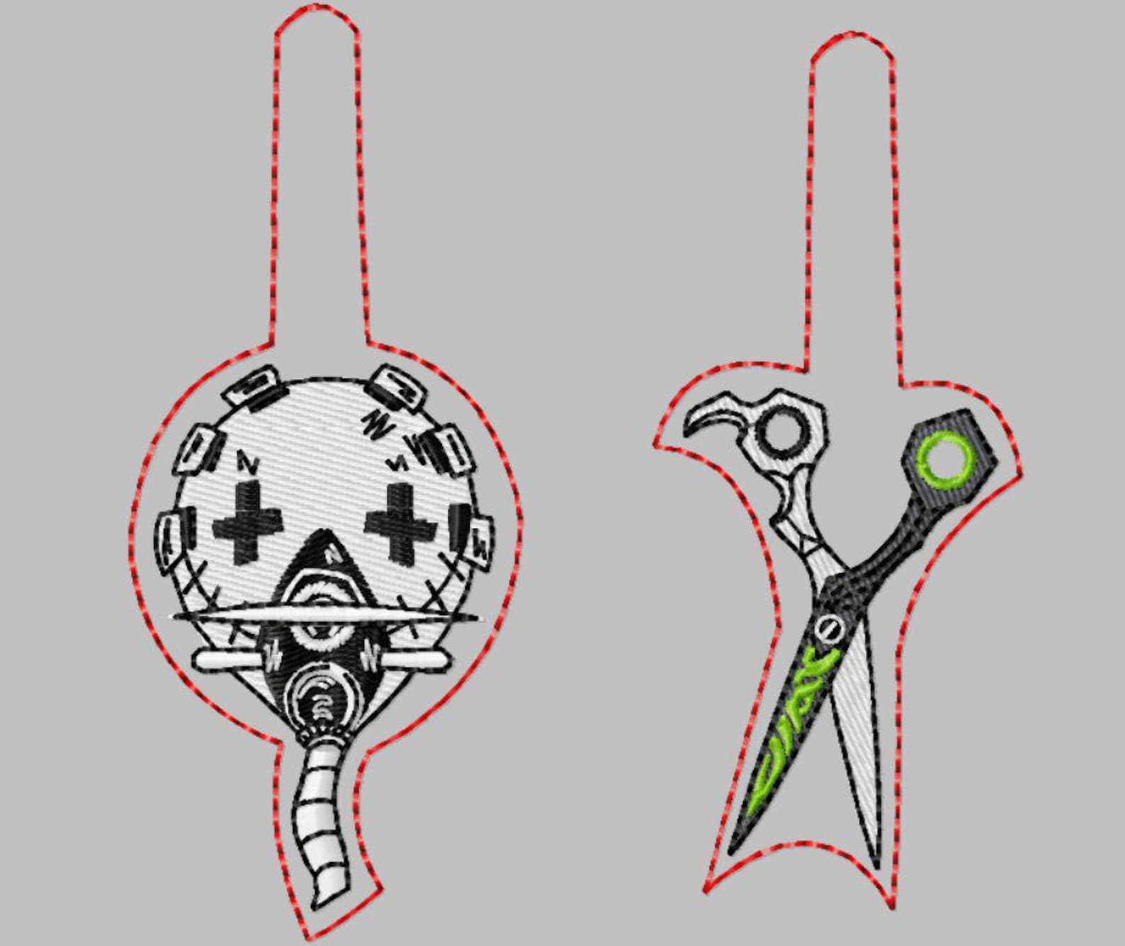 Enjin Full Face Mask Gachiakuta, Scissors Riyo, Manga Pendant Bag Charm ...