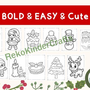 40 Christmas Coloring Pages Fun Holiday Printable Coloring Sheets for ...