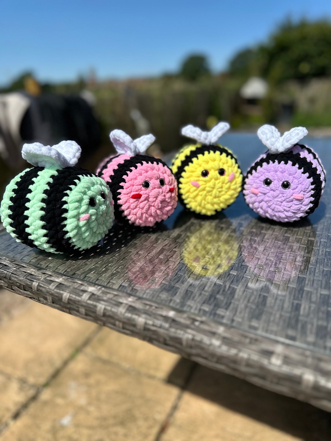Crochet Pattern - Bumble Bee - Pdf - Easy - Etsy