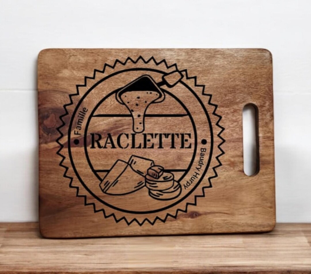 Personalized Raclette Serving Board / Platter / Kitchen / Man / Woman ...