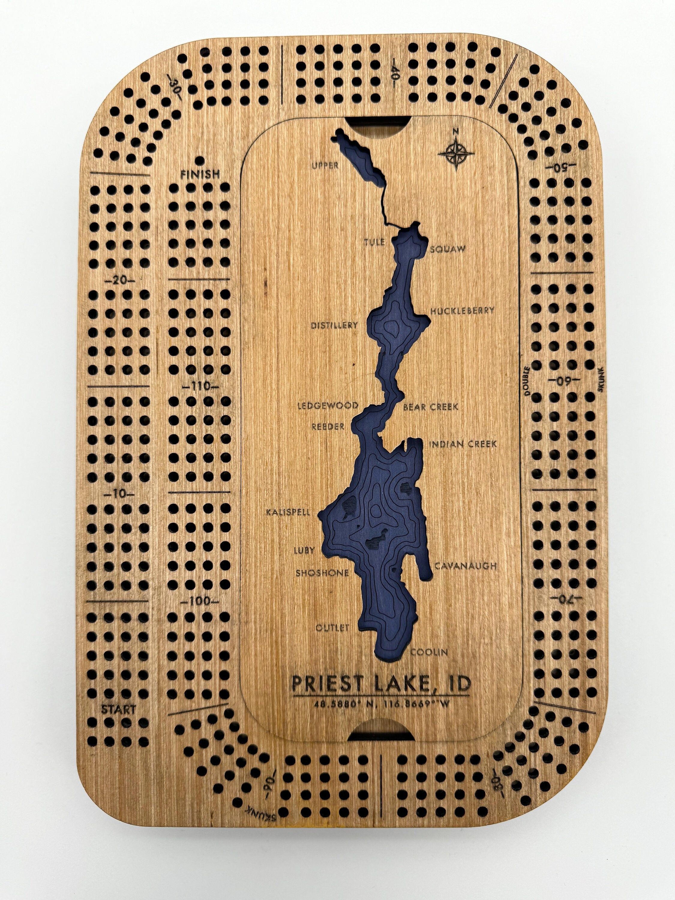 Priest Lake Cribbage Board - Special Edition - Etsy