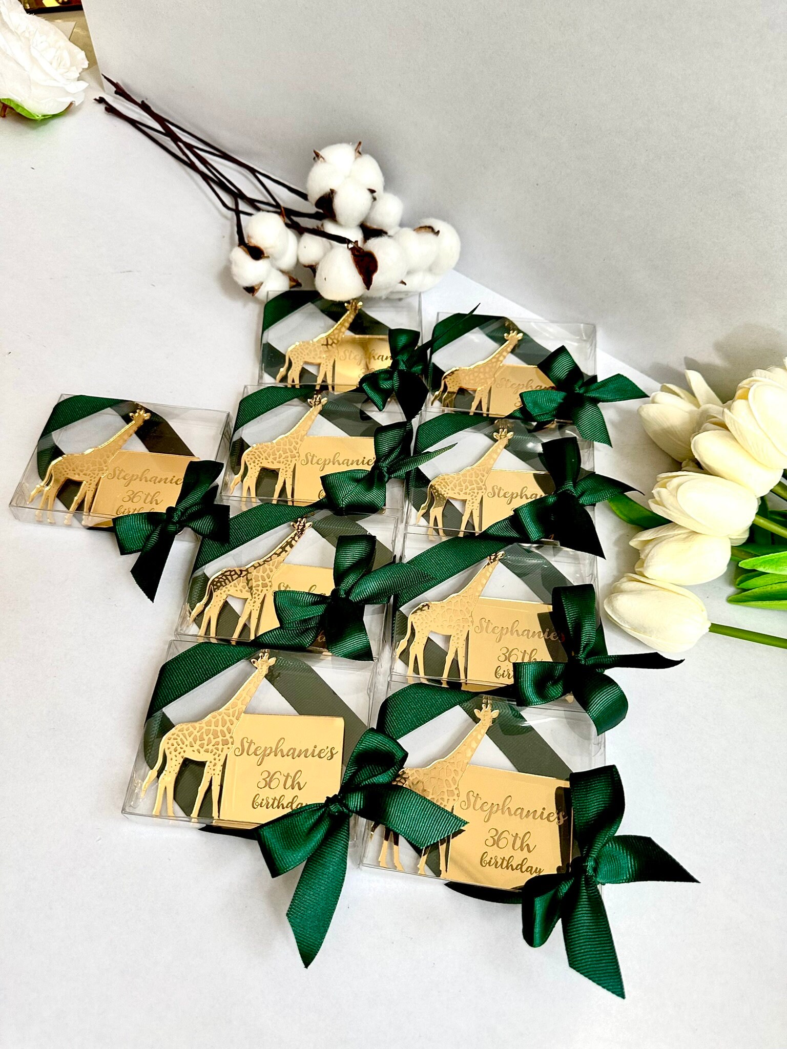 Giraffe Picture Frame Magnet, Safari Party Decorations, Giraffe ...
