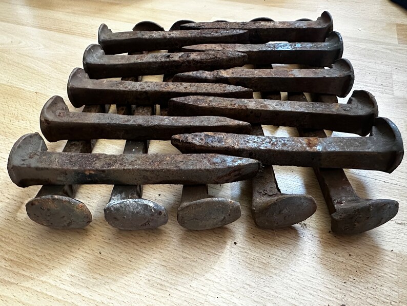 Railroad Spikes/nails - Great for Crafts, Blacksmithing, Etc. (10/25/50 ...