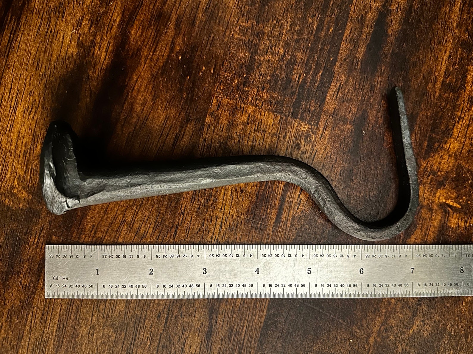 Hoof Pick - Hand Forged From Railroad Spike - Square or Rounded Handle ...