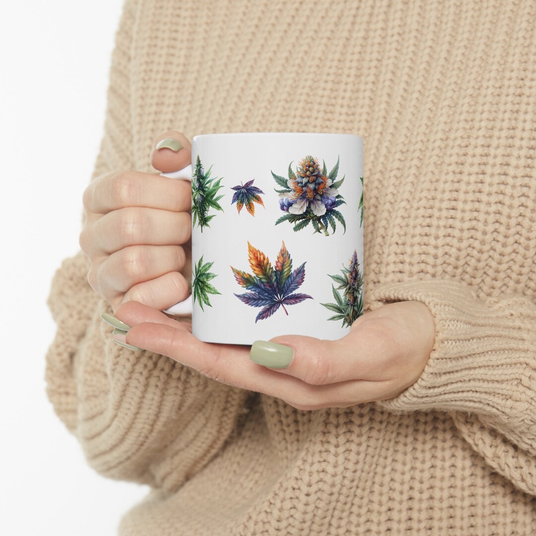 Weed Mug 11oz, Cannabis Mug, Stoner Mug, Mariuhana Mug, Weed, Weed ...