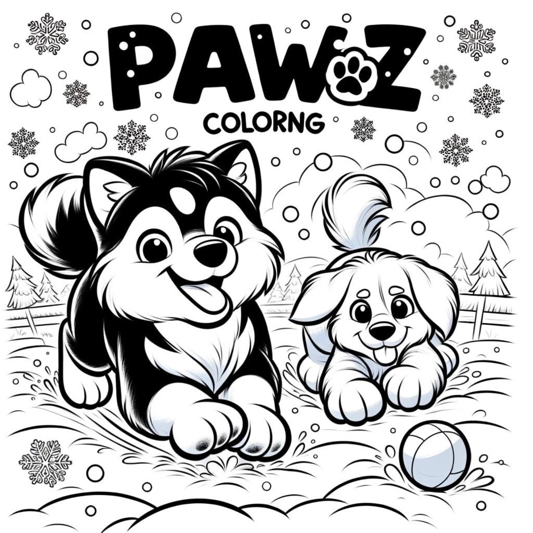 Adorable Puppies Playtime: Fun & Engaging Dog-themed Coloring Book for ...