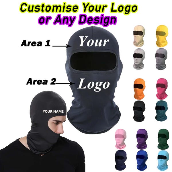 Custom Logo Balaclava - Etsy UK
