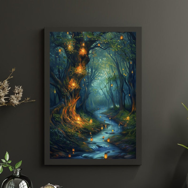 Forest Lantern - Etsy