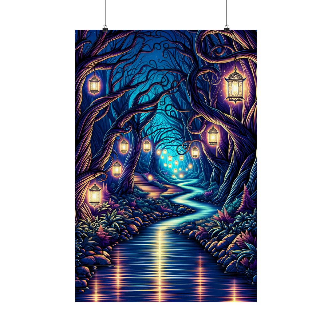 Enchanted Realm: Unique Fantasy Wall Art Poster for Home Decor Magical ...