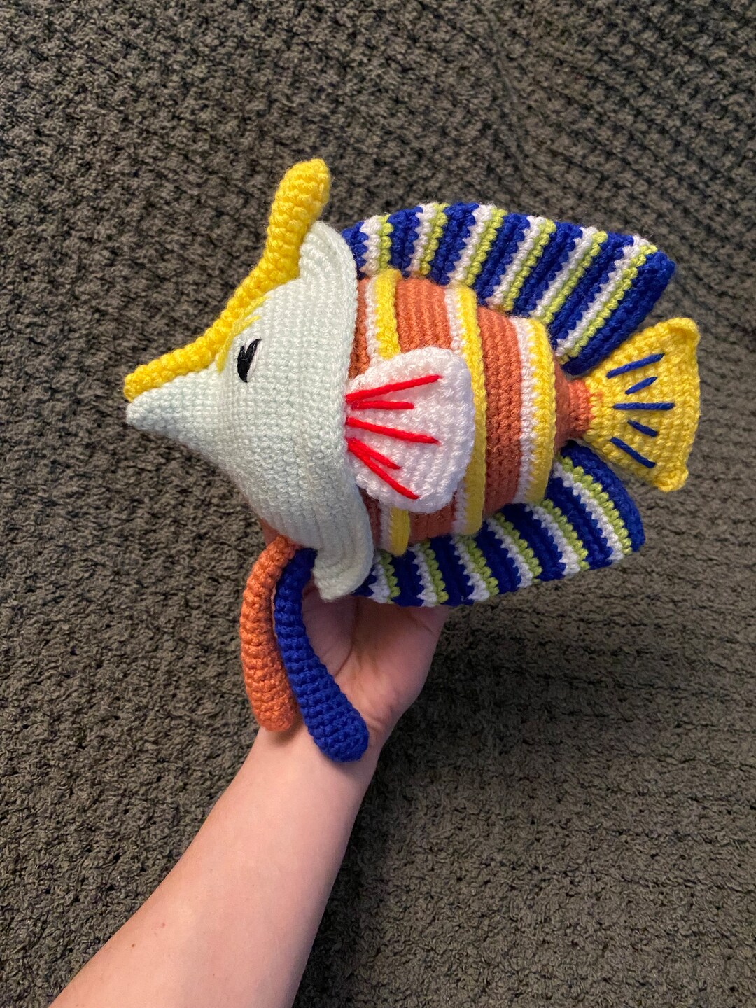 Handmade Angelfish Plushie - Etsy