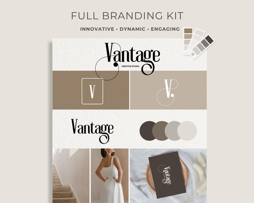 Content Creator Branding Kit Template, Premade Brand Identity, Brand ...