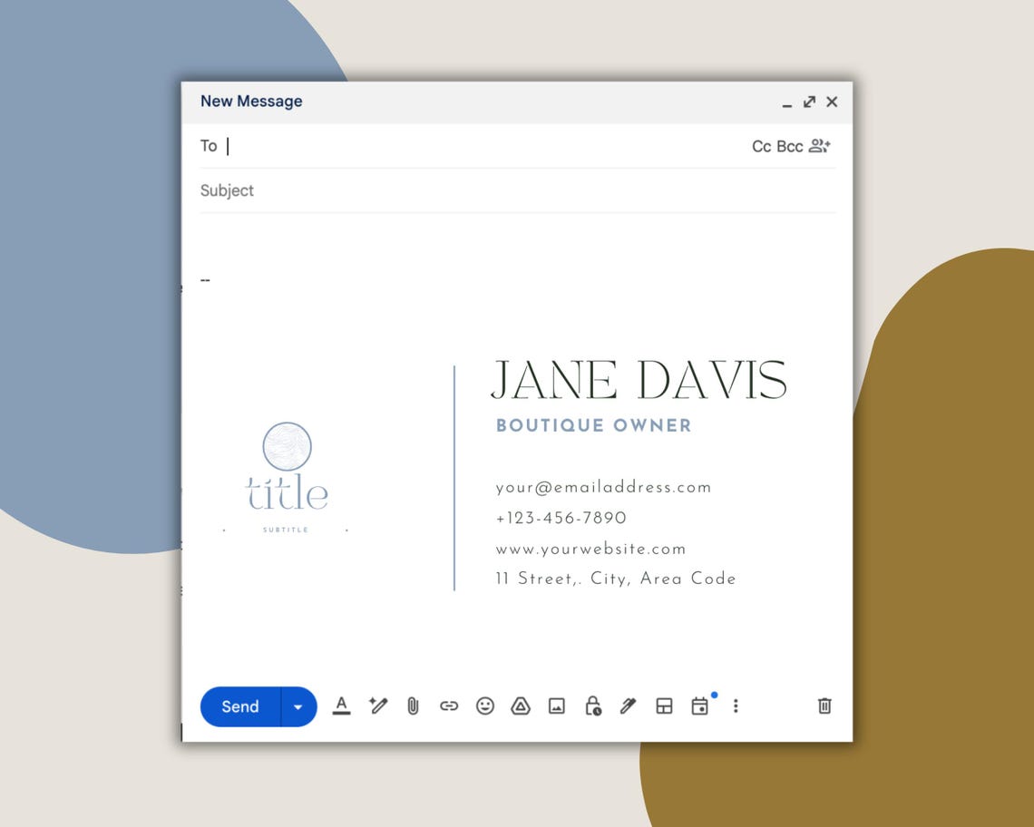 Email Signature for Attorney, Email Signature Logo, Outlook Email ...