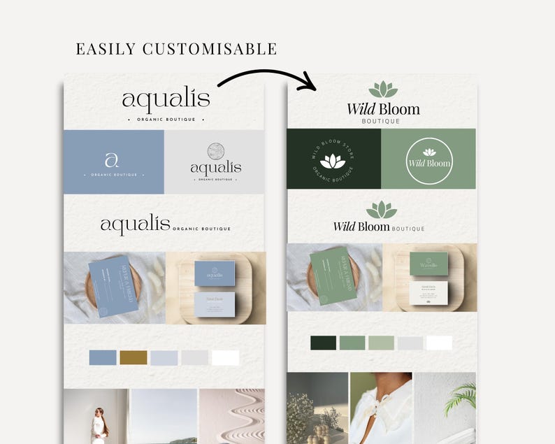Coaching Template Brand Kit Template, Premade Brand Identity, Branding ...