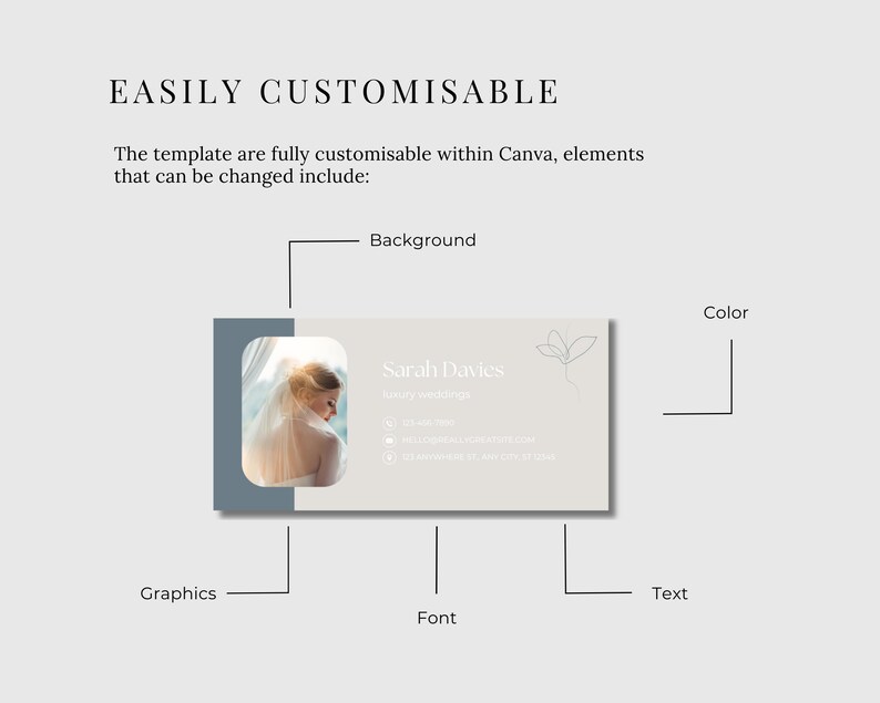 Email Signature Template With Photo, Outlook Email Signature Template ...