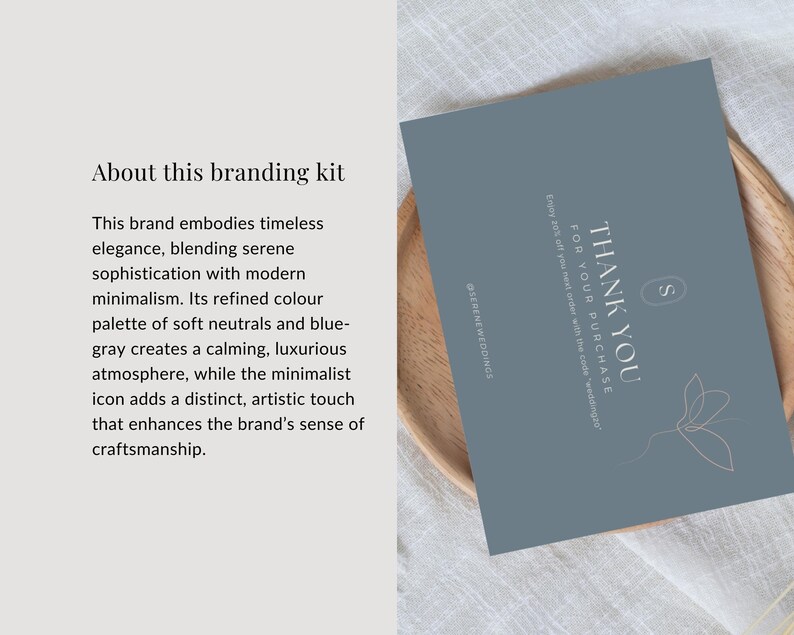 Premade Custom Branding Kit, DIY Customizable Design, Professional ...