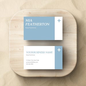 Nurse Business Card, Doctor Business Card, Business Card for Clinic ...