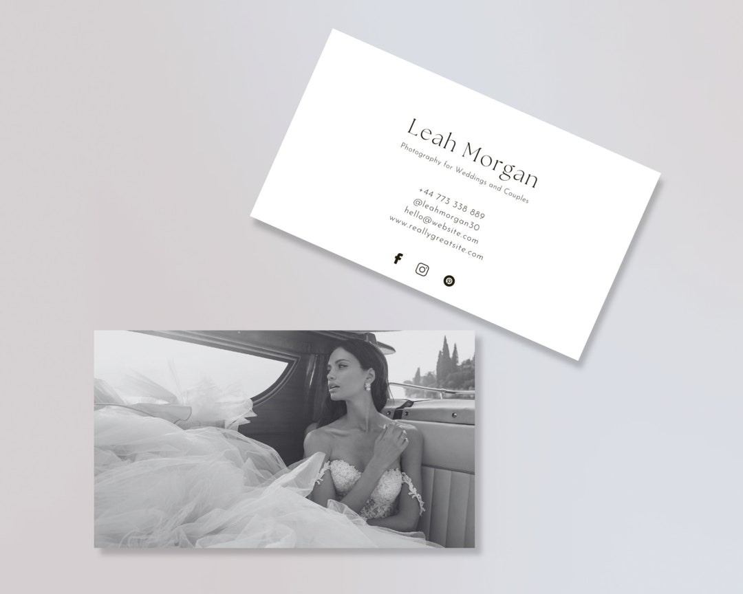 Business Card Template, DIY Canva Design, Editable Carding, Branding ...