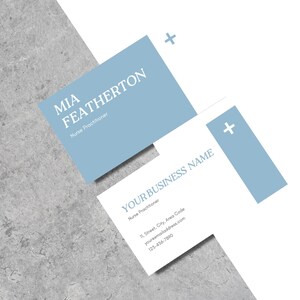 Nurse Business Card, Doctor Business Card, Business Card for Clinic ...