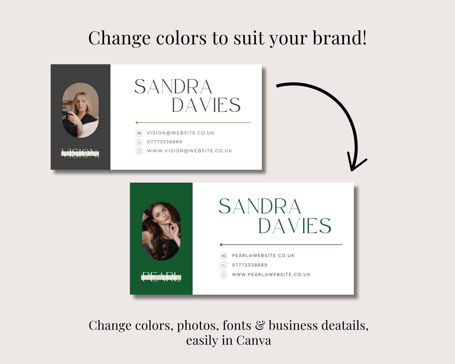 Email Signature Photographer, Email Signature Template With Photo and ...