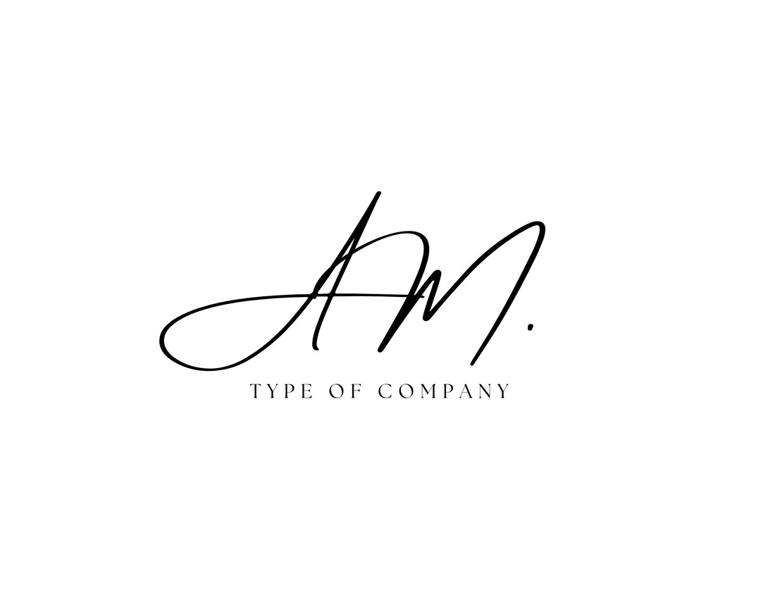 Custom Initials Logo, Premade Logo Design, Initials Logo Design, Custom ...