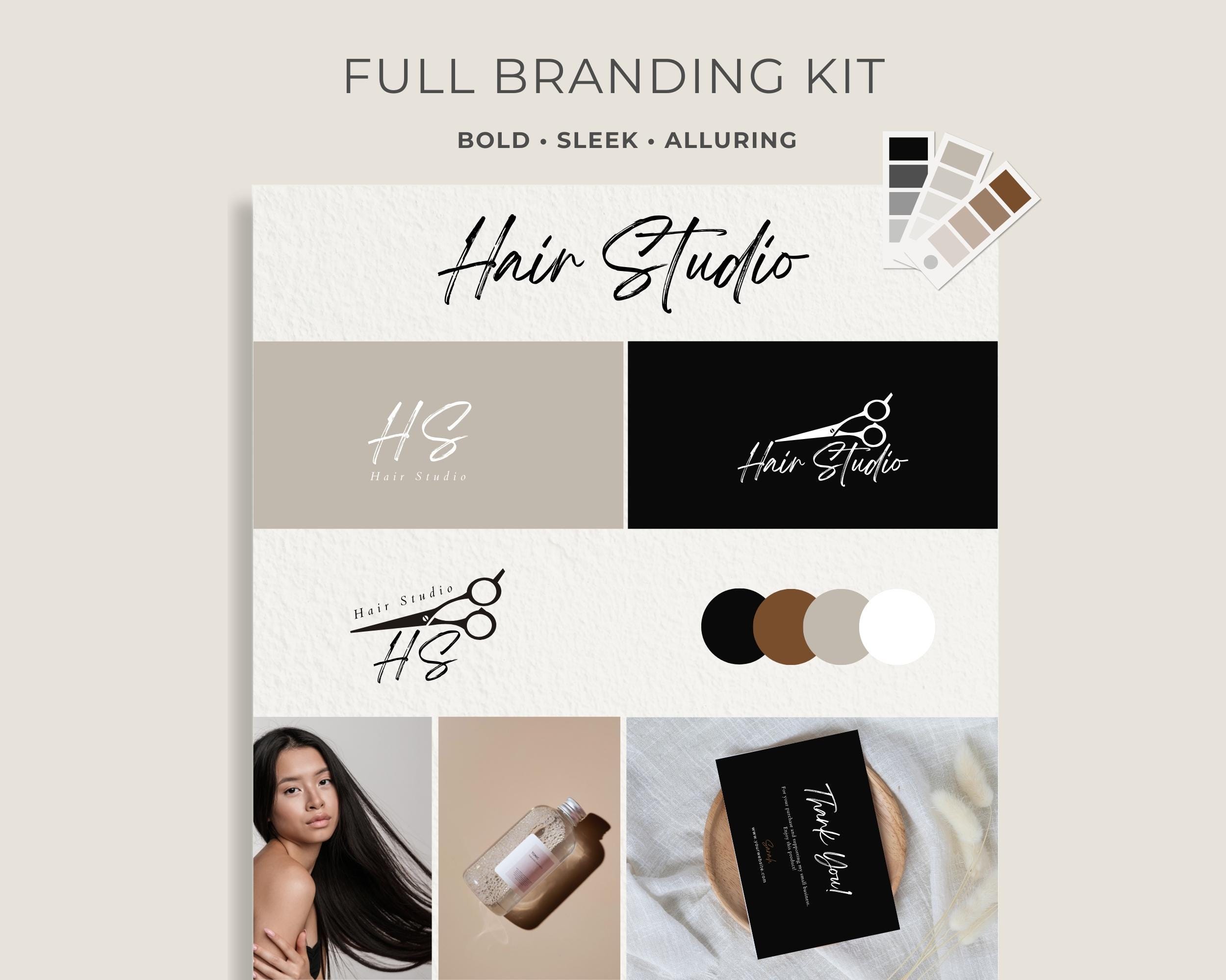 Hair Branding Kit Template, Brand Identity Kit, Branding Package Kit ...