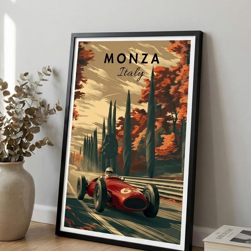 Ferrari Monza Wall Art - Etsy