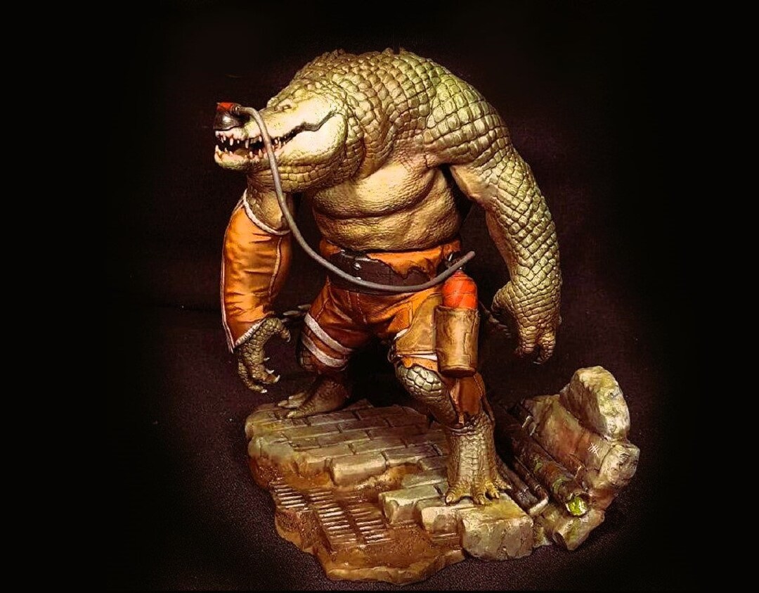 Croc Figure Stl for 3D Printing, Digital File, 3D Model, Highly ...