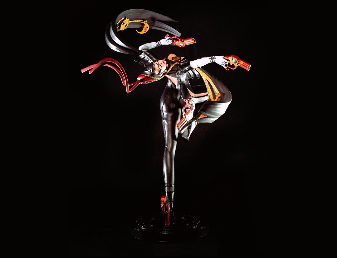 Bayonetta Figure Stl for 3D Printing, Digital File, 3D Model, Highly ...