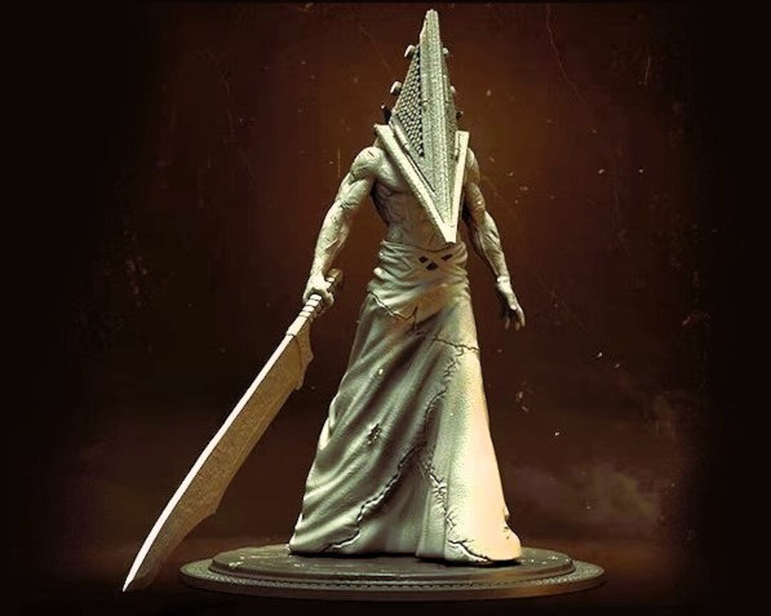 Pyramid Head Figure Stl for 3D Printing, Digital File, 3D Model, Highly ...