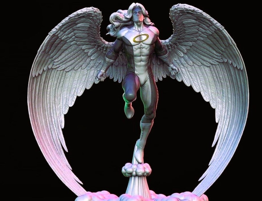 Angel Mutant Figure Stl for 3D Printing, Digital File, 3D Model, Highly ...