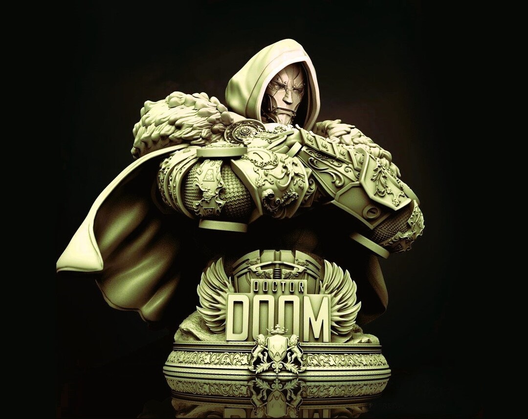 Doom Bust Stl for 3D Printing, Digital File, 3D Model, Highly Detailed ...