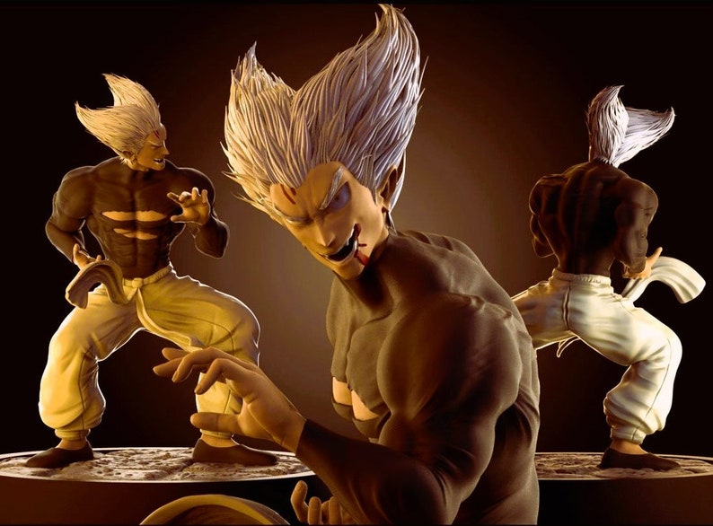 Monster Fighter Figure Stl for 3D Printing, Digital File, 3D Model ...