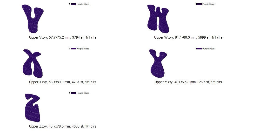 Groovy Pups Embroidery Font, Machine Embroidery Fonts, 3 Sizes ...