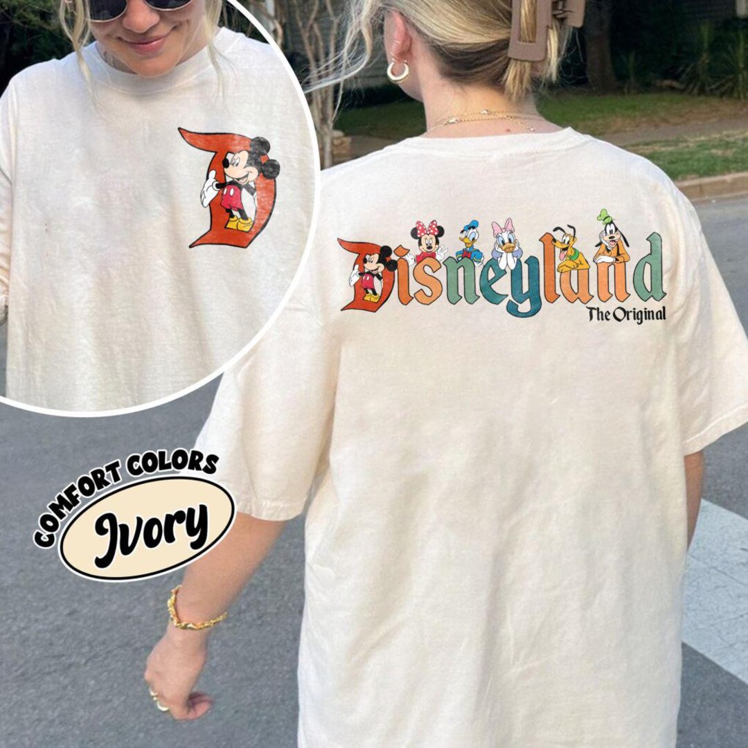 Vintage Custom Walt Disneyland Comfort Colors Shirt, Custom Name Disney ...