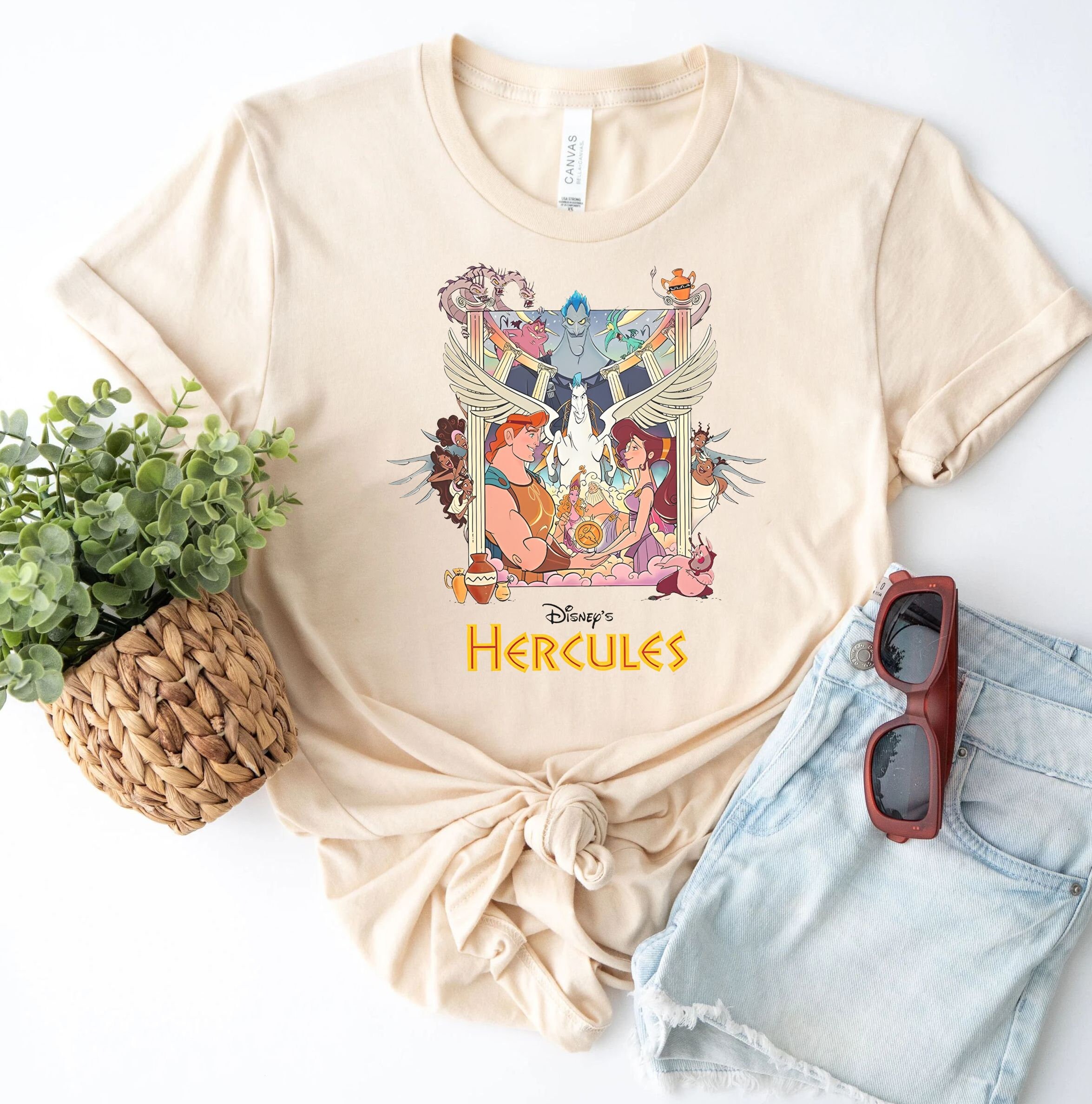 Retro 90S Disney Hercules Shirt, Funny Hercules Hades Megara T-shirt ...