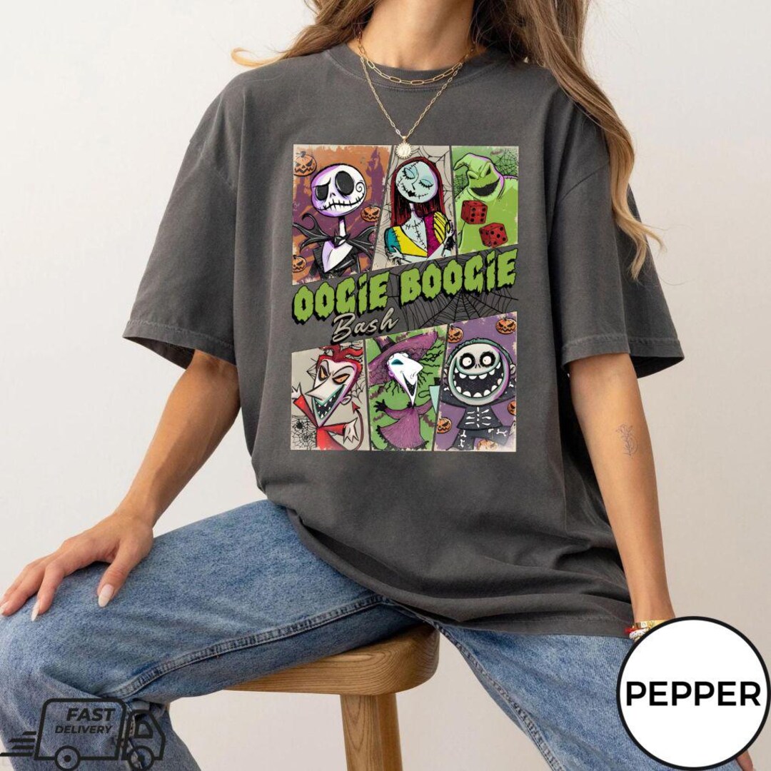 Retro Disney Oogie Boogie Bash Comfort Colors Shirt, Nightmare Before ...