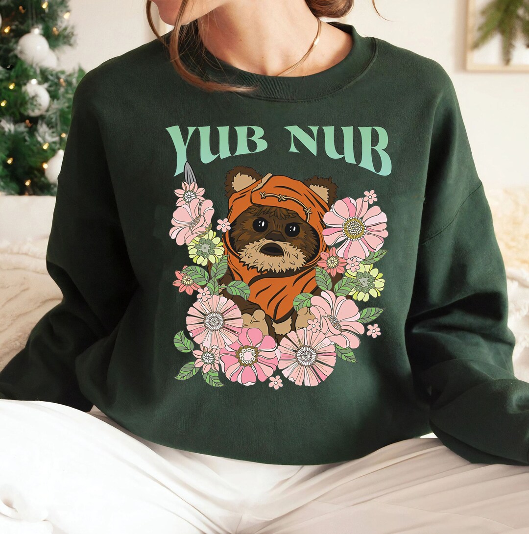 Cute Disney Star Wars Yub Nub Flower Shirt, Funny Ewok Celebration T ...