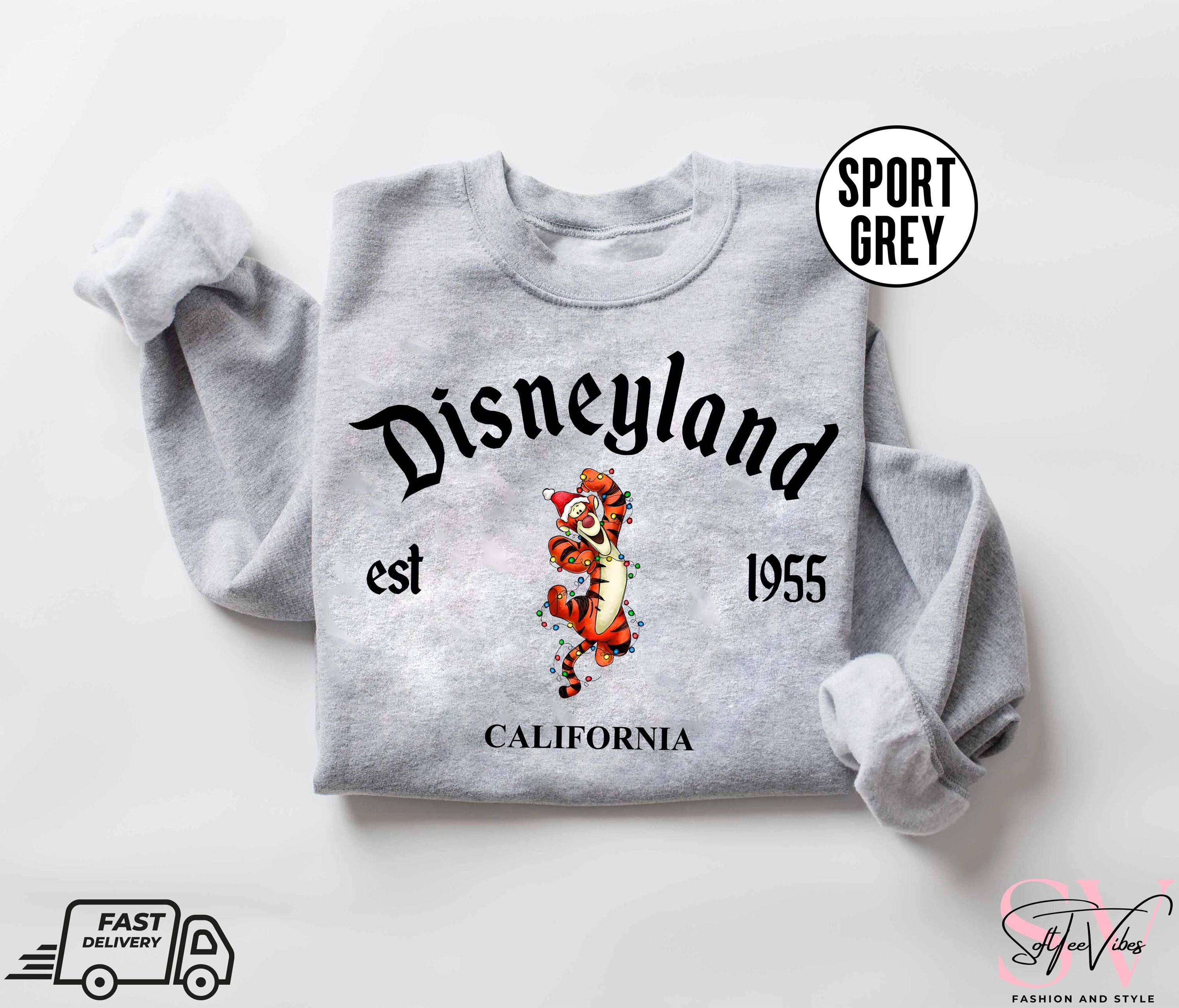 Retro Disneyland Est 1975 Winnie the Pooh Christmas Sweatshirt, Disney ...